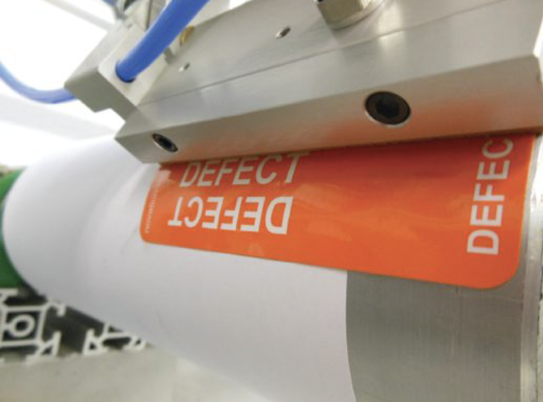 Closing the web-inspection loop with automatic defect marking